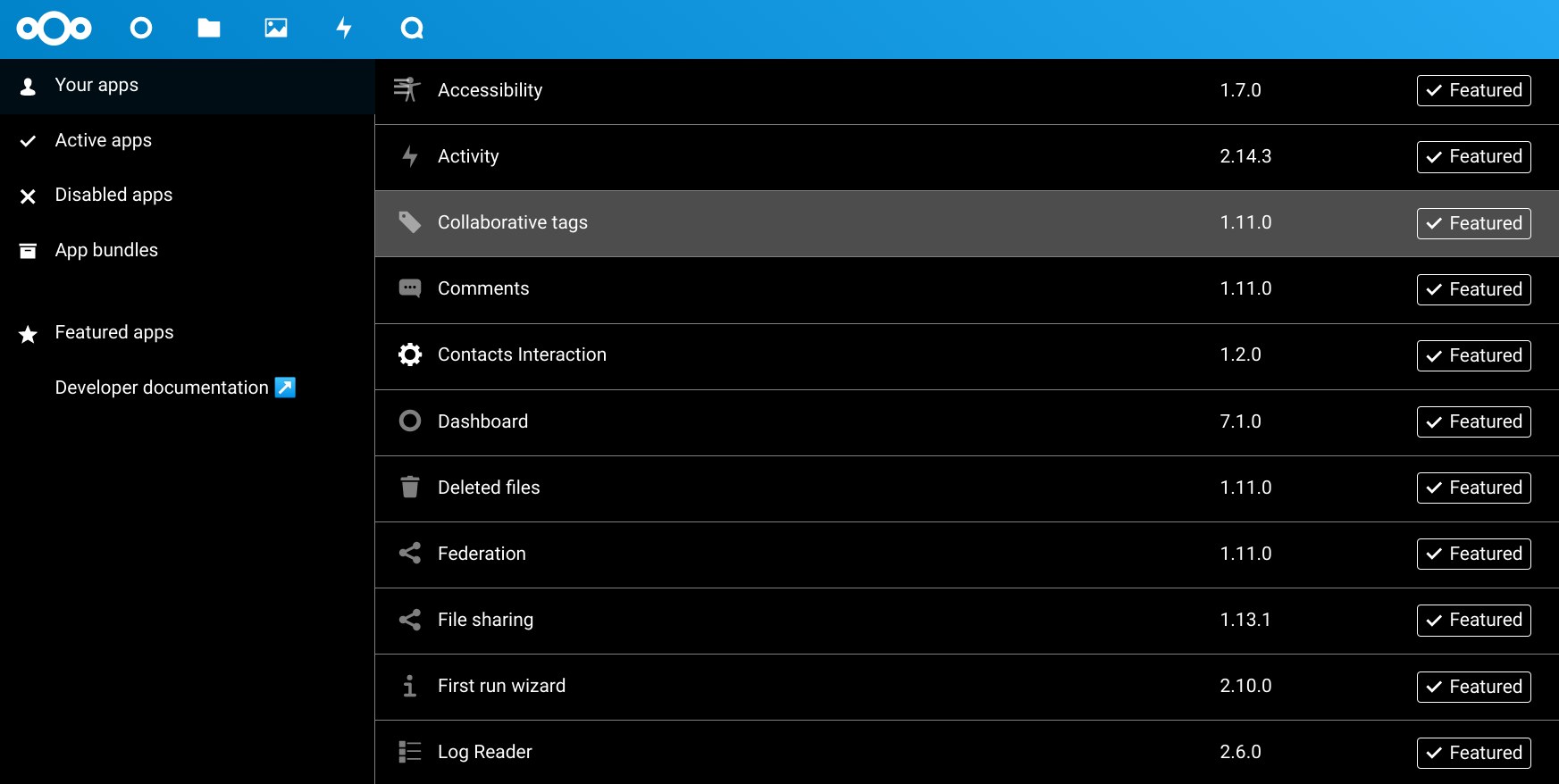 How to solve if there is no apps available in nextcloud? | The World's Linux Journal