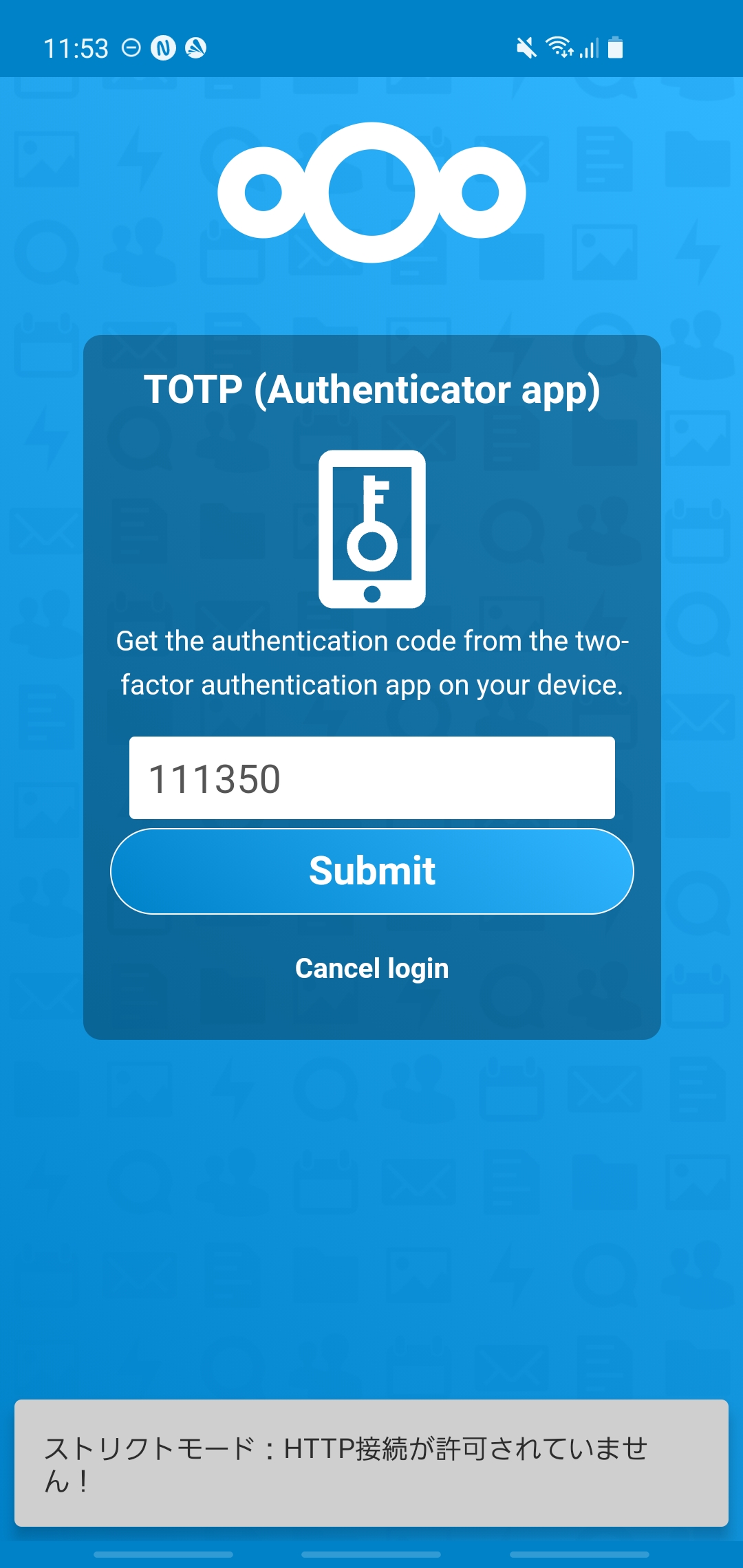 How to resolve “Strict mode, no HTTP connection allowed!” ? | The World ...